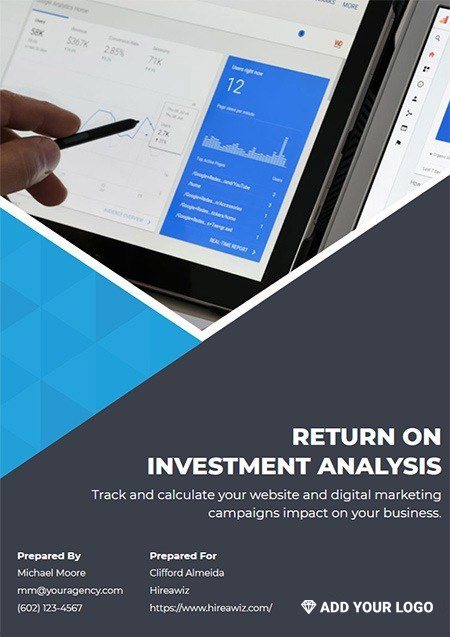 Return on Investment (ROI) Ecommerce Audit Report - Free Sample